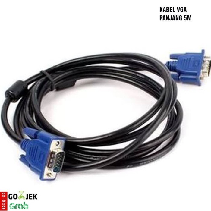 Jual KABEL VGA 5M HIGH QUALITY / VGA 5 METER / VGA 5 M | Shopee Indonesia