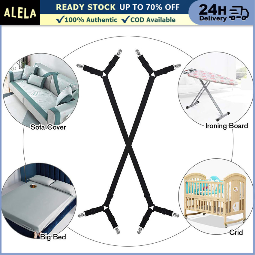 Jual Pengait Ujung Sprei Spring Bed Tali Elastis Klip Besi Jepitan ...