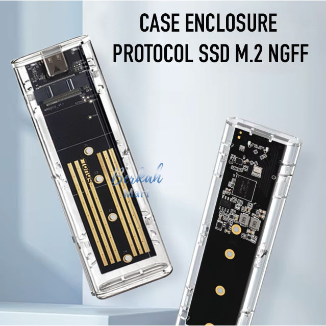 Jual Case M.2 SSD For NGFF 2230 2242 2260 2280 Kotak Hard Drive SSD ...