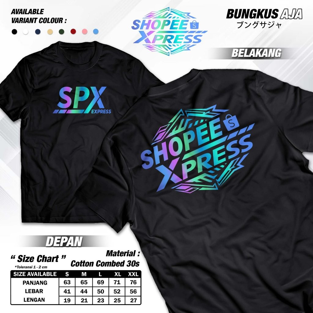 Jual Kaos Shoppee Express Reflektif - Baju Kurir Paket Ekspedisi SPX Sopee Xpress Reflective ...