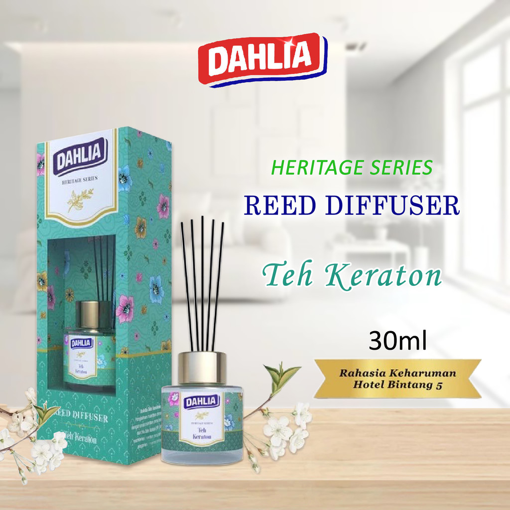 Jual Dahlia Reed Diffuser teh Keraton Pengharum Ruangan | Shopee Indonesia