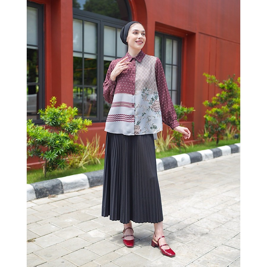Jual Heaven Lights - Raheema Blouse - Atasan Motif Wanita Muslim ...