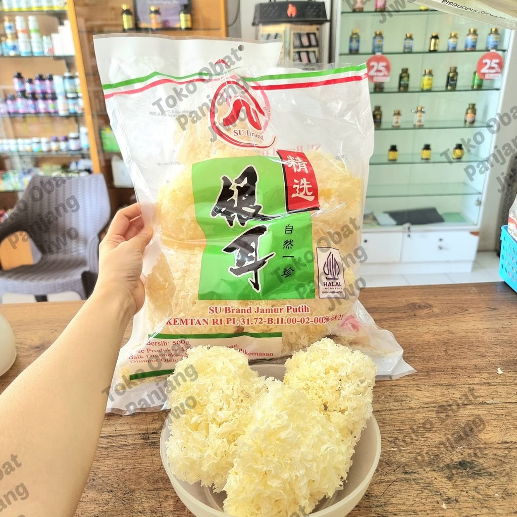 Jual Jamur Salju / Jamur Putih/ Jamur Es / Jamur White Fungus SU Brand ...