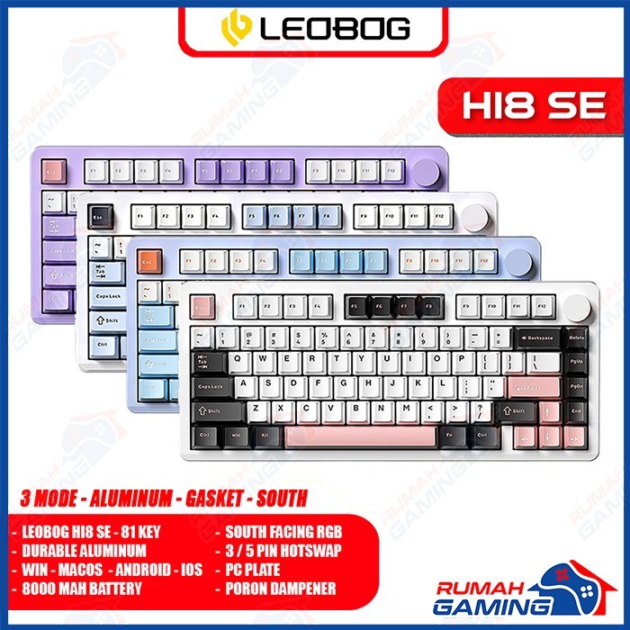 Jual LEOBOG HI8 SE - 75% - 3 MODE - Aluminum - South RGB - Special ...