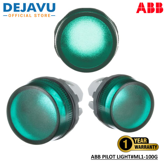 Jual ABB Pilot Light ML1-100R / Red (1SFA611400R1001), ML1-100G / Green (1SFA611400R1002), ML1 ...