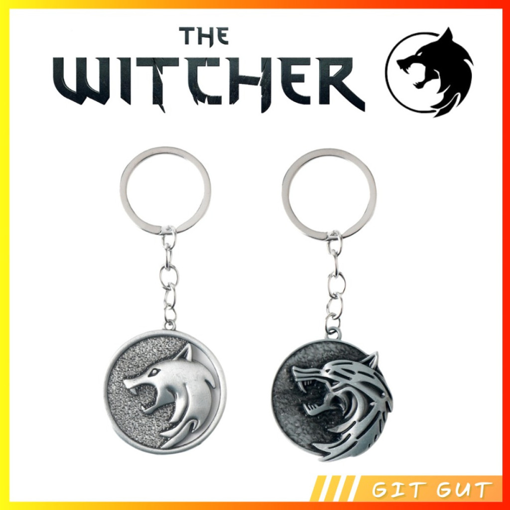 Jual Keychain Gantungan Kunci The Witcher School of The Wolf Logo ...
