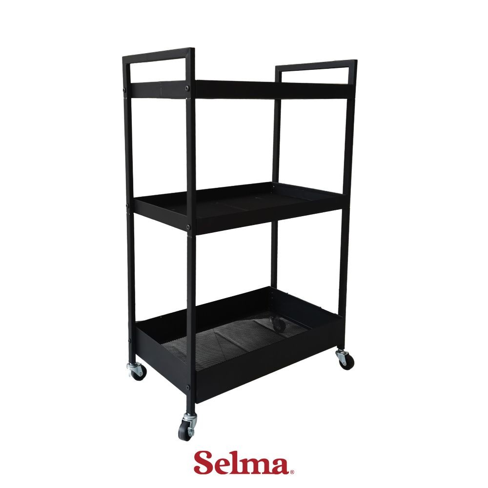 Jual Selma Narita Rak Troli Serbaguna - Hitam Tempat Penyimpanan ...