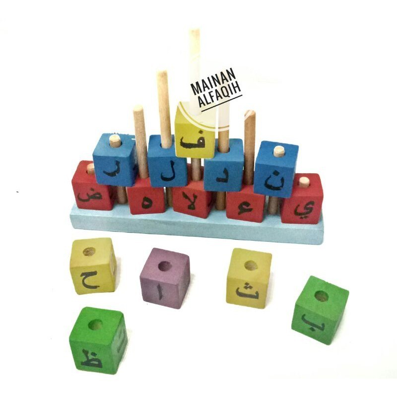 Jual Mainan kreatifitas anak / MAINAN EDUKASI ANAK MENARA BALOK HURUF ...