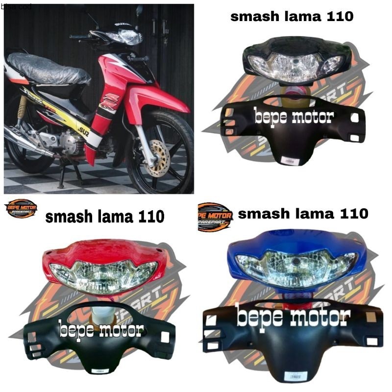 Jual BATOK KEPALA 1SET MOTOR SUZUKI SMASH 110 SMASH LAMA WARNA HITAM BIRU MERAH - SMASH 110 ...