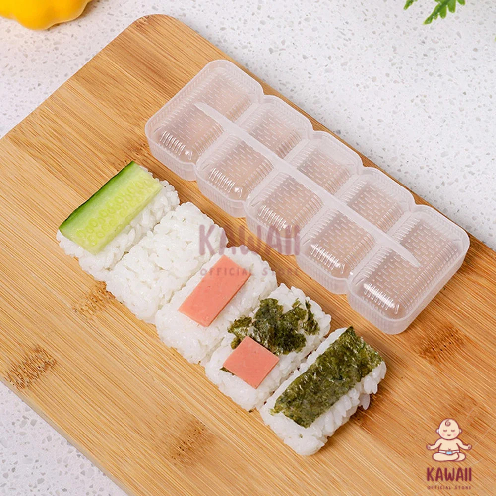Jual KS Cetakan Nasi Sushi 5 in 1 Onigiri Sushi Maker Set Roll Cetakan ...