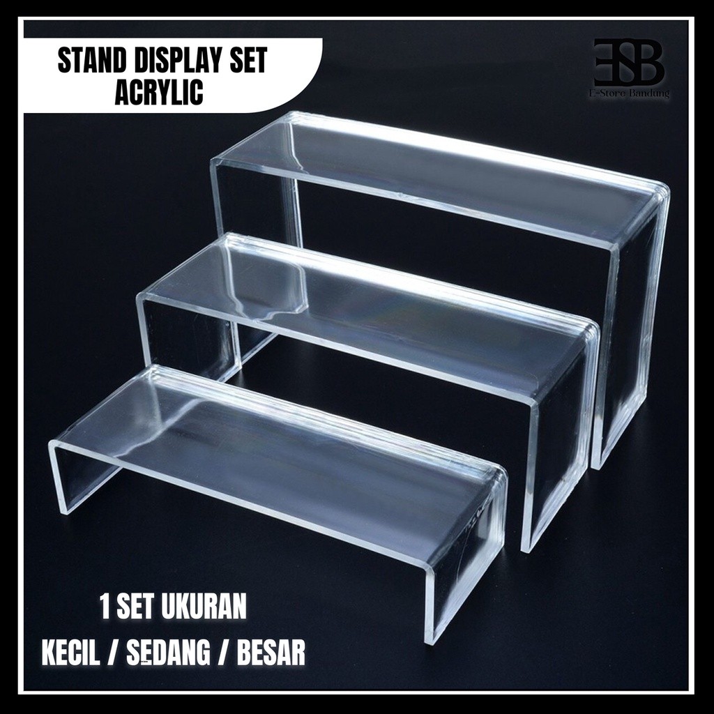Jual Acrylic Display Rack Multifungsi / Tempat Tas / Display Make-up ...