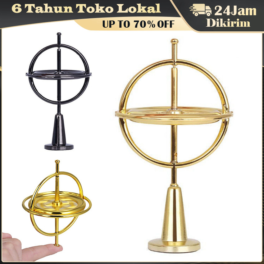 Jual Anti-Gravity Mechanical Gyroscope / Fidget Spinner Metal / Mainan ...