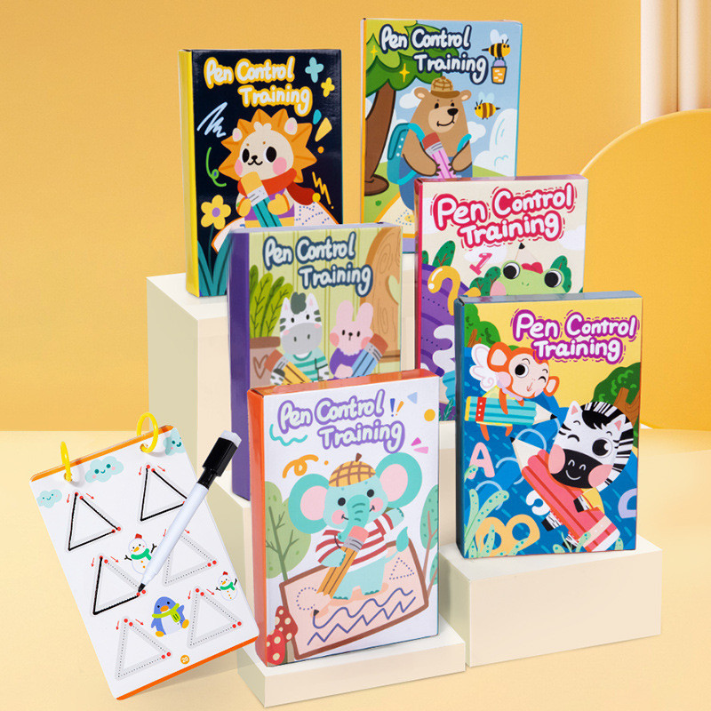 Jual PEN CONTROL TRAINING | Buku worksheet anak | activity book wipe ...