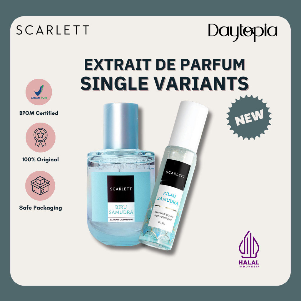 Jual DAYTOPIA - Scarlett Whitening Extrait de Parfum Biru Samudra ...