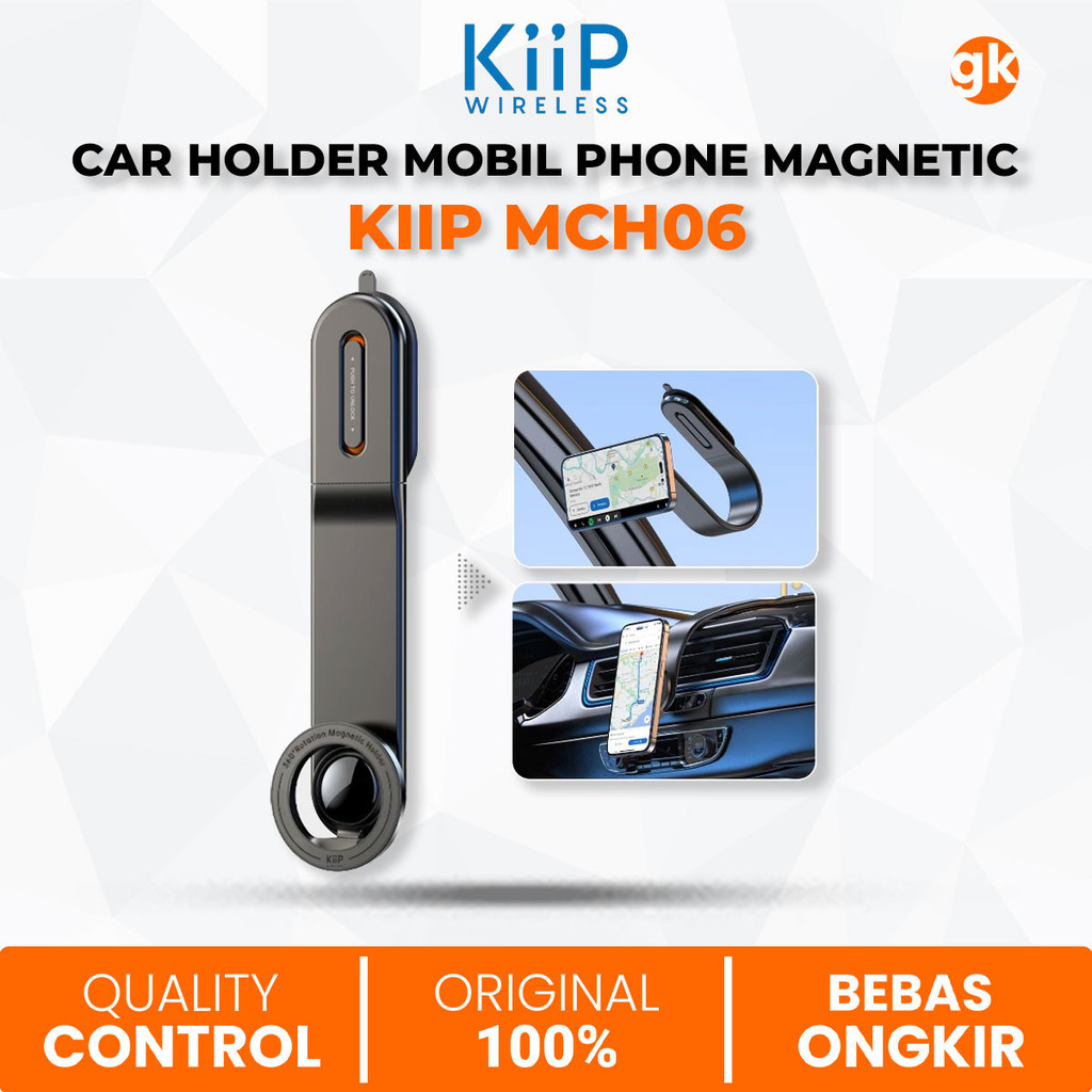 Jual KIIP MCH06 Magnetic Car Mount Phone Holder Mobil Dashboard Magnet ...