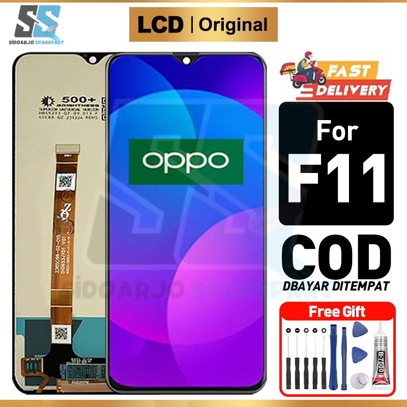 Jual LCD OPPO F11 Original Touchscreen Fullset Asli Ori Compatible For ...