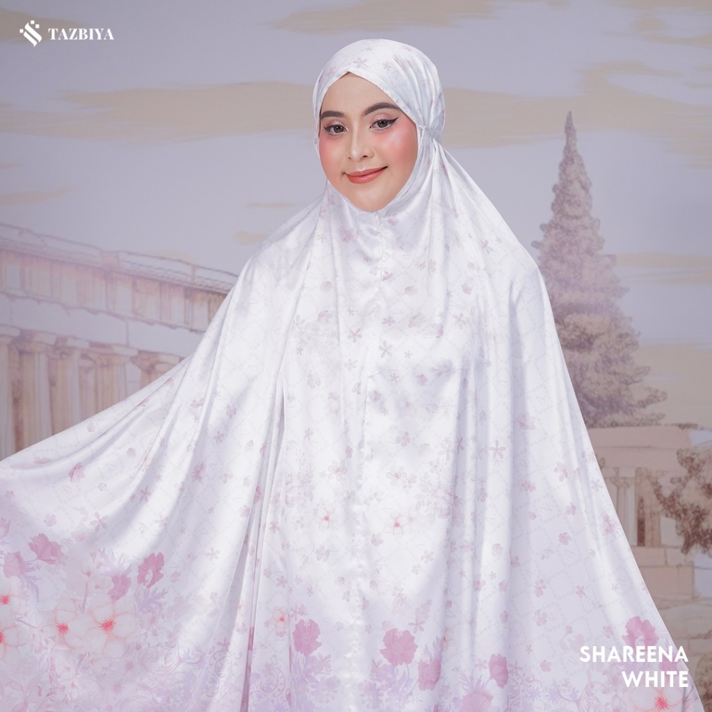 Jual TAZBIYA MUKENA SILK PREMIUM SHAREENA SERIES + SAJADAH MUKA ...