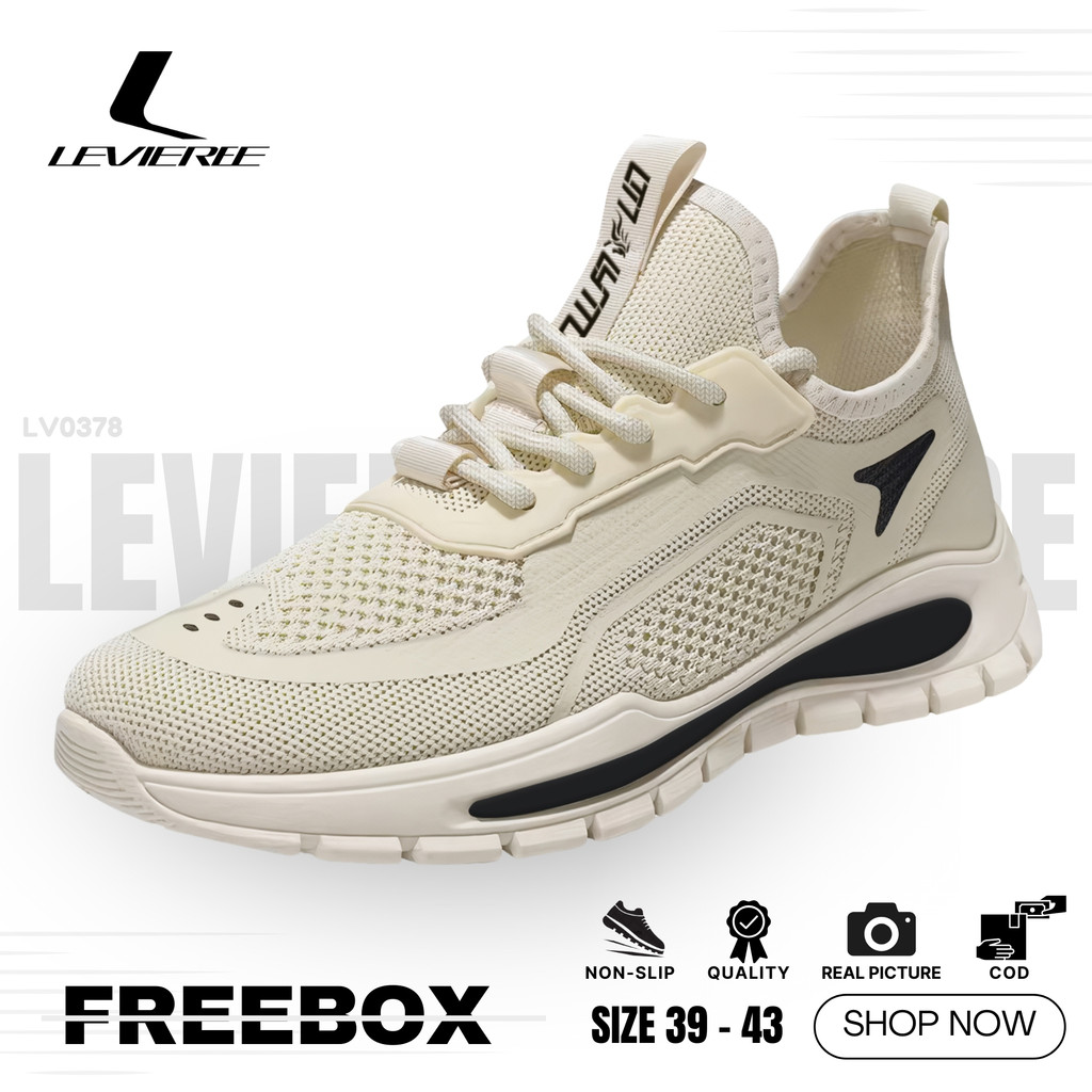 Jual LVR Minho Sepatu Running Pria Casual Sneakers Sport Shoes Trendy FREE BOX LV0378 | Shopee ...