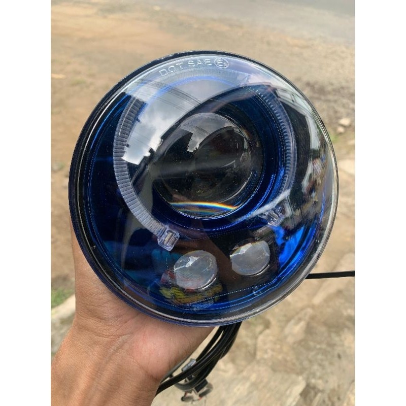 Jual biled gorilla double mini laser 5,75 inc pnp batok cd cb125 BIRU ...