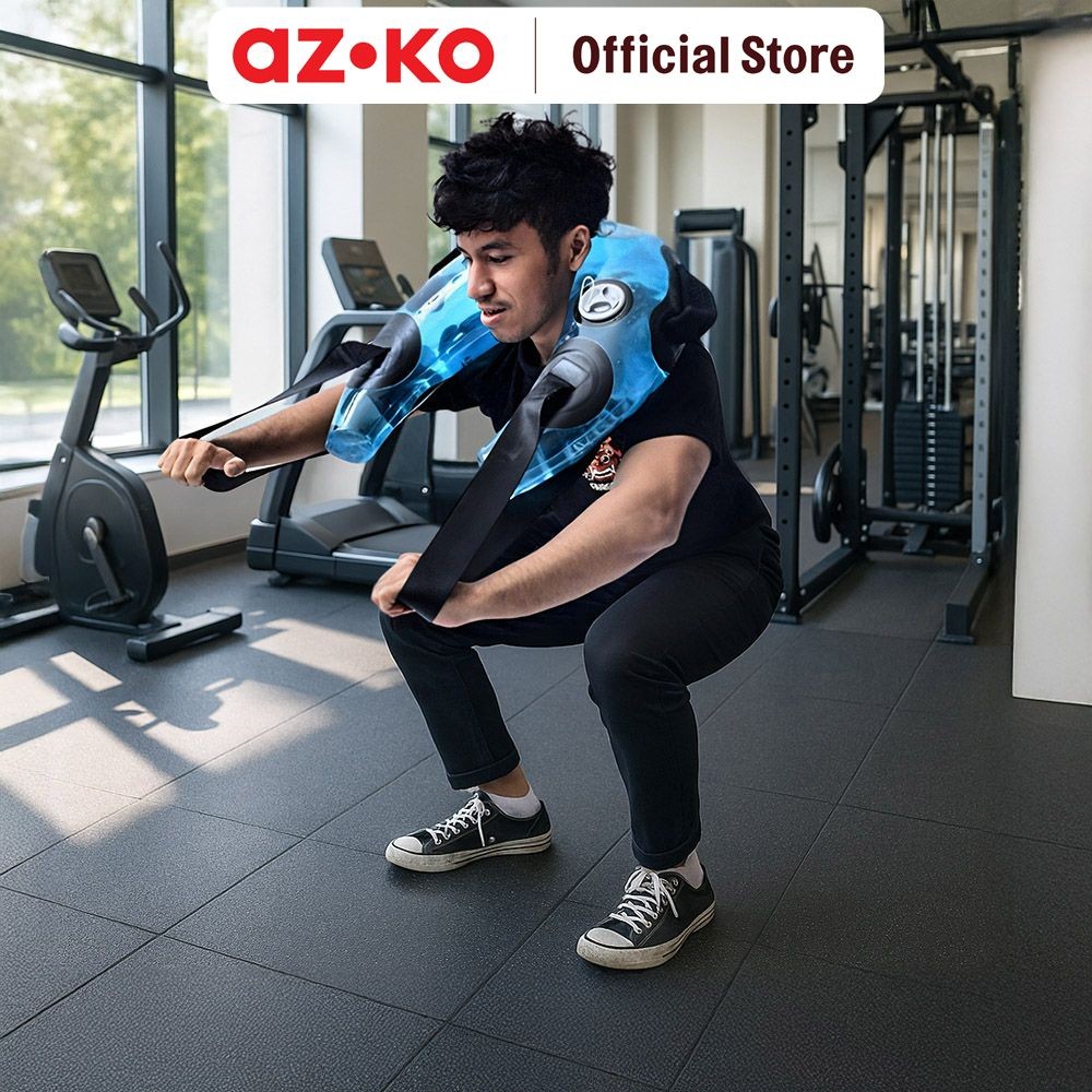 Jual AZKO Kinetic 17 Kg Aqua Power Bag Barbel Alat Fitness Alat Gym ...