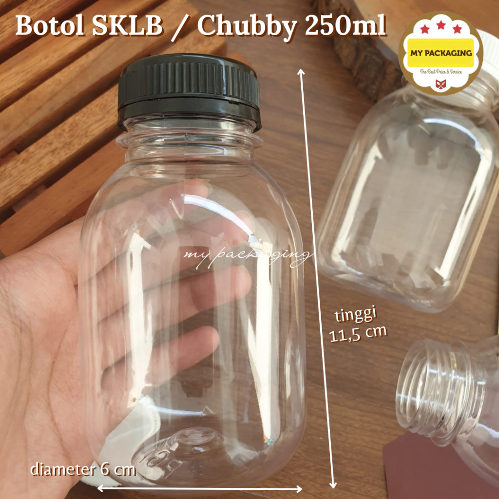 Jual 1BALL 80 Pcs Botol Kale SKLB Gemuk Pendek Cubby Gemoy 250ml - Harga per ball isi 80 Botol ...