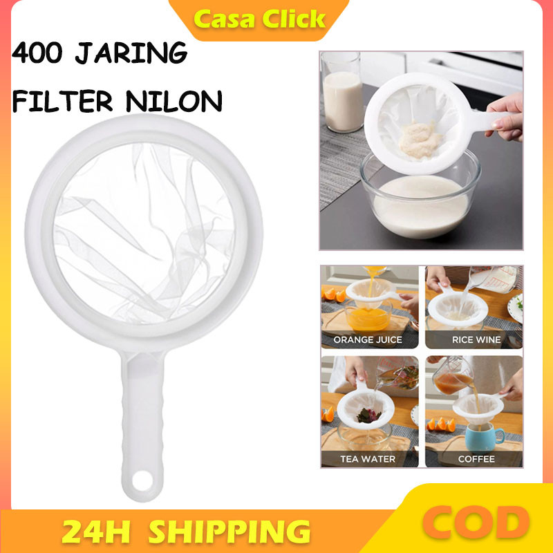 Jual Filter Saringan Mesh Kain Nylon 400 Mesh Penyaring Kopi Susu ...