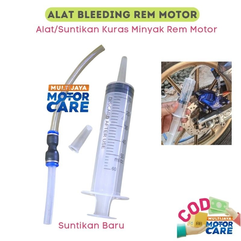 Jual ALAT Kuras Minyak Rem Alat Bleeding Rem Motor / Suntikan Kuras ...