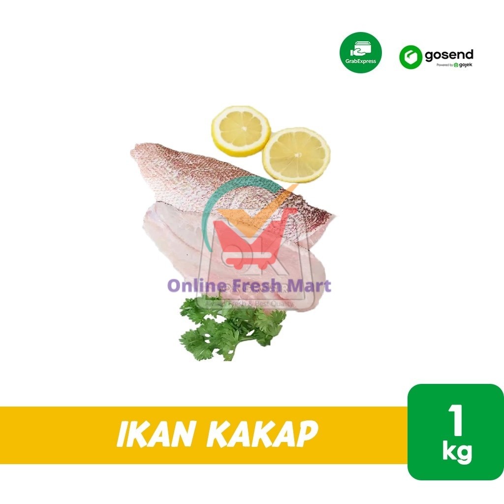 Jual Ikan Kakap Merah Fillet Premium KHUSUS GOSEND - Online Fresh Mart ...