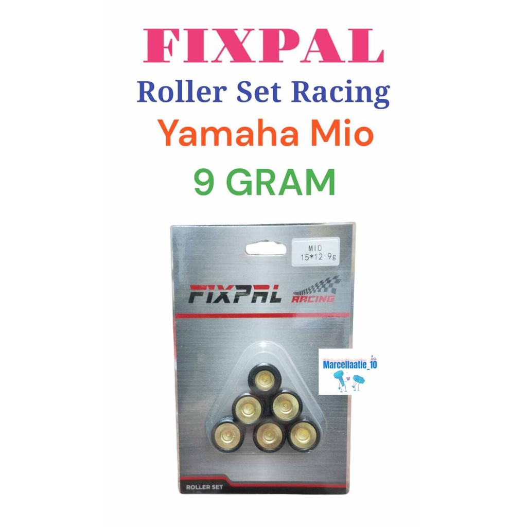 Jual ROLLER SET RACING YAMAHA MIO 9 GRAM ROLER RACING MOTOR MIO ROLLER ...