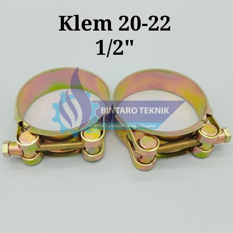 Jual Heavy Duty Clamp 20-22 Klem Mikalor Klem Pertamini Pom Mini ...