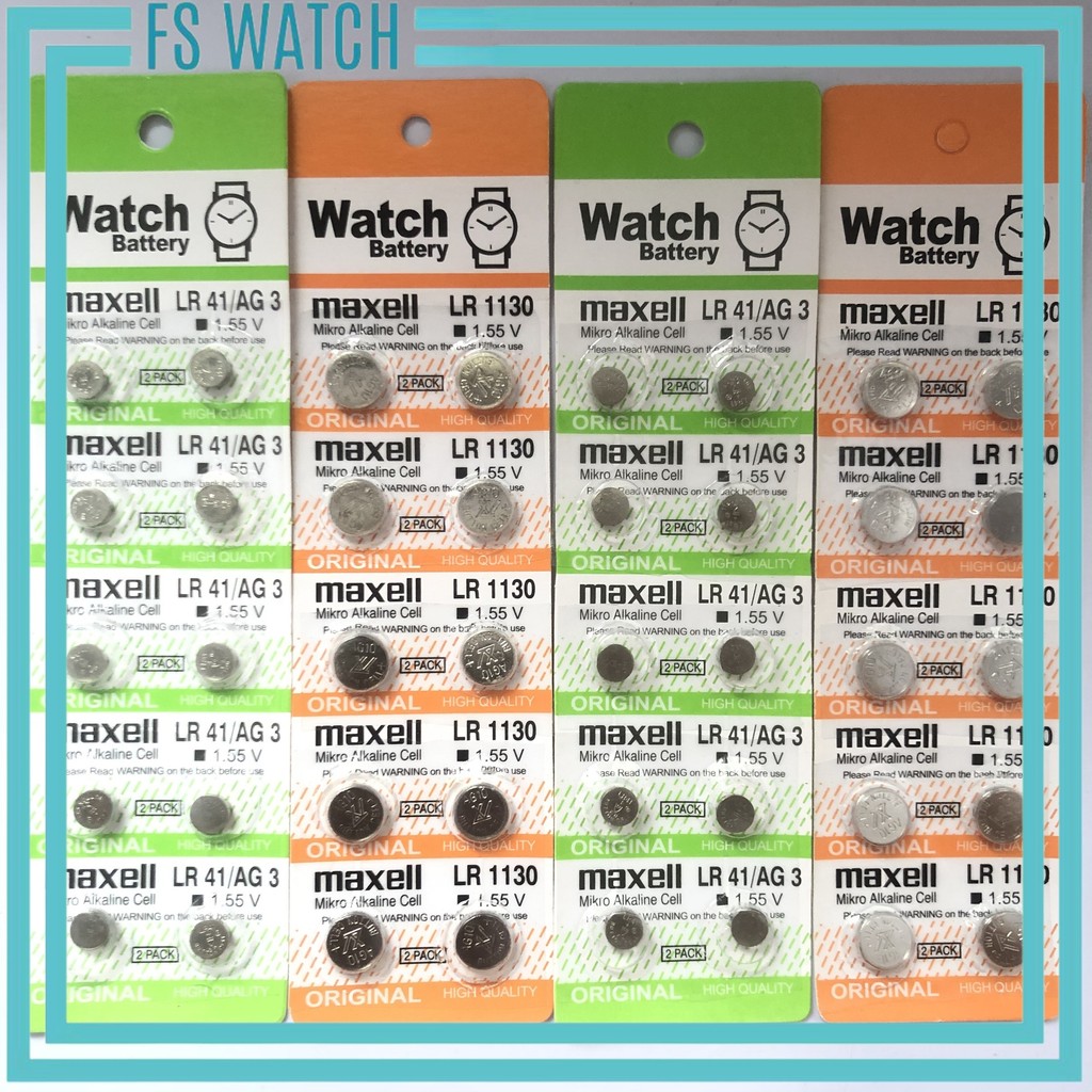 Jual FSW Baterai kancing batre battery lithium seri AG/LR AG3/LR41/AG10/LR1130 | Shopee Indonesia