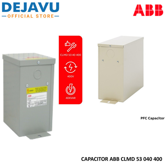 Jual Kapasitor/Capacitor ABB CLMD 53 040 400 (2GSB010120A0022) - Kapasitor Tegangan Rendah ...