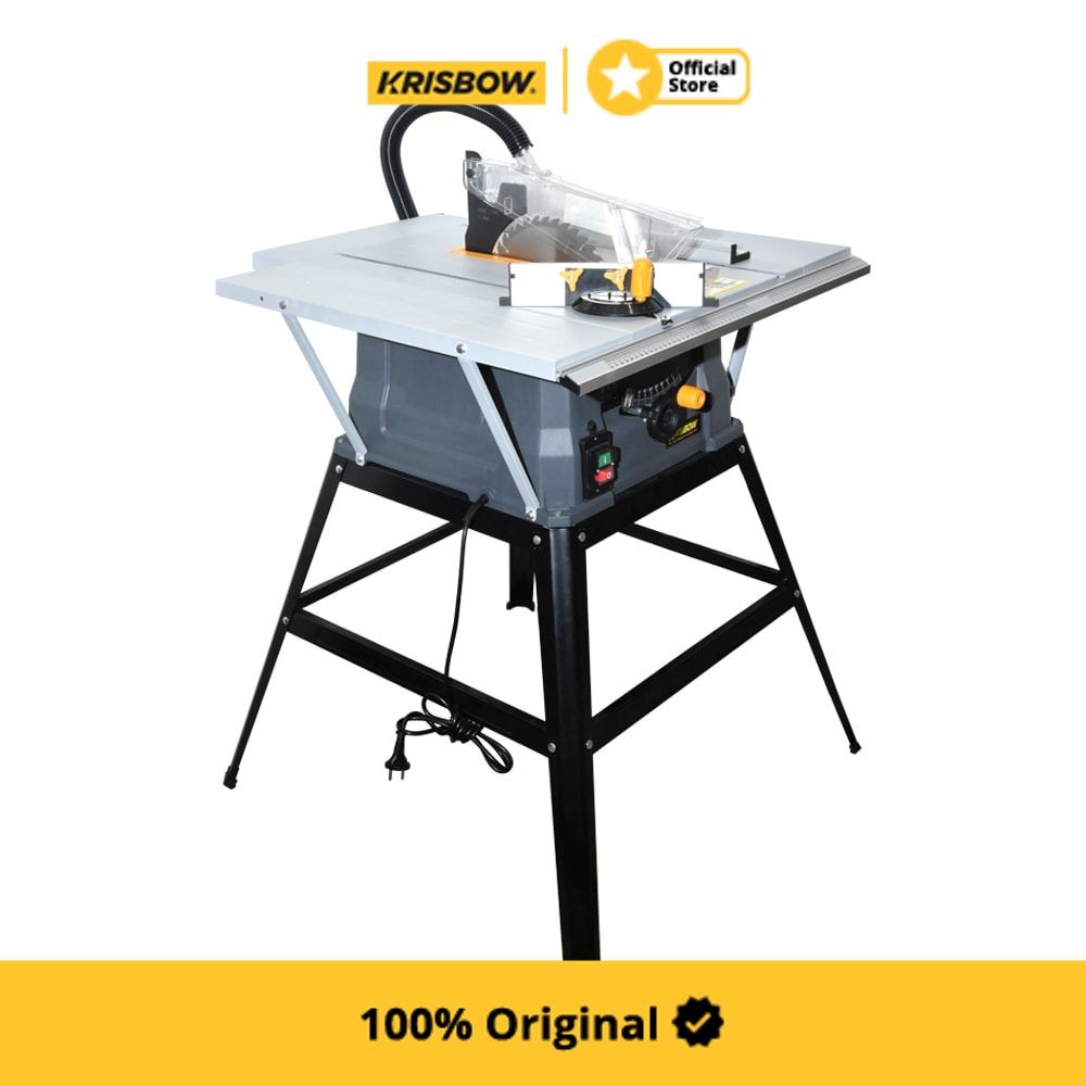 Jual Krisbow Table Saw Meja Gergaji 8 x 25.4 cm - Abu-Abu | Shopee ...