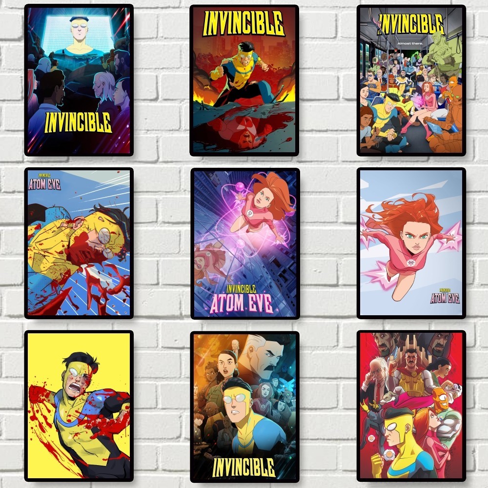 Jual Invincible Season 2 Cartoon Poster, Gallery Prints, Self Adhesive ...