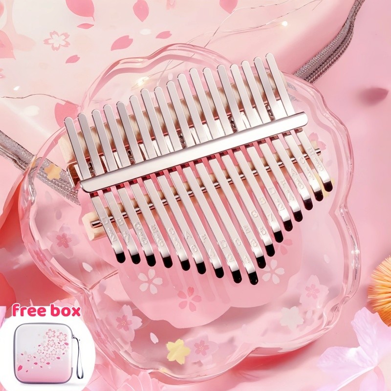 Jual Alat Musik Kalimba 21 Keys Acrylic BONUS Tas / Kalimba 17 Key ...