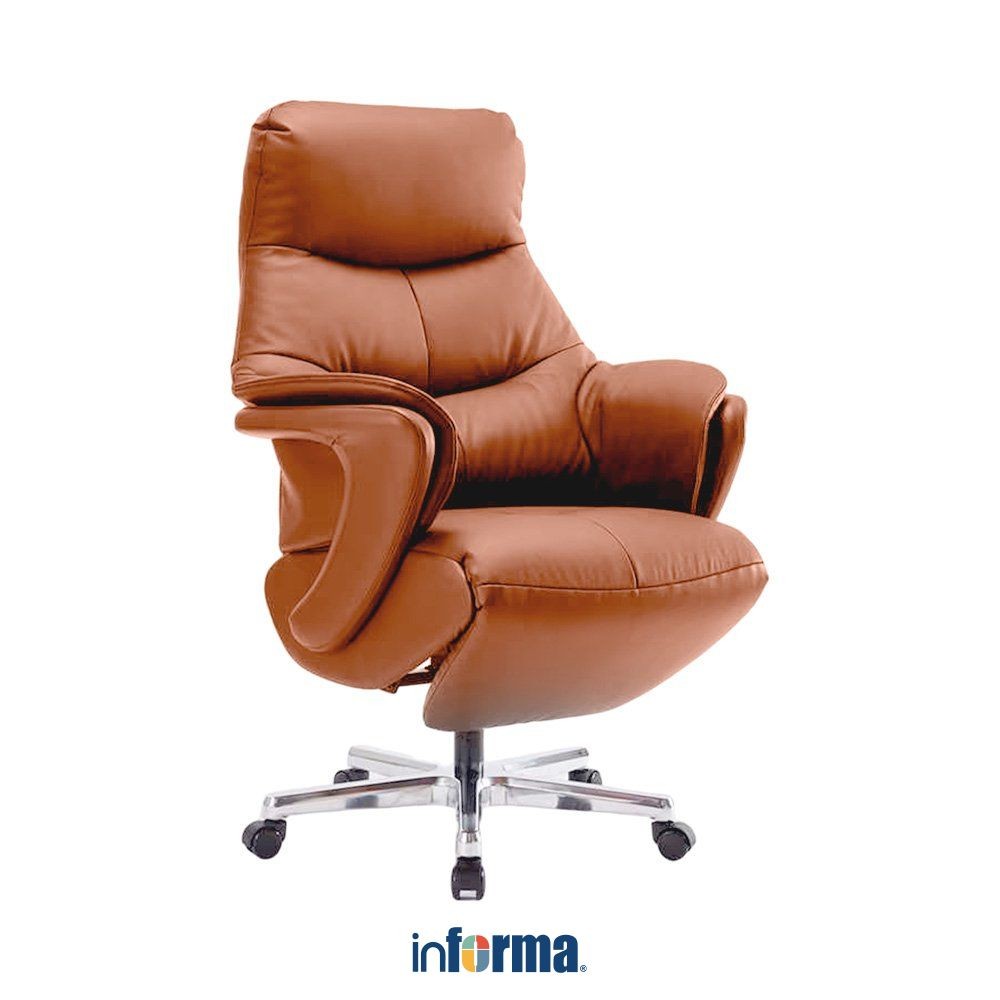 Jual Informa Usof Kursi Kantor Sandaran Tinggi - Cokelat Tempat Duduk ...