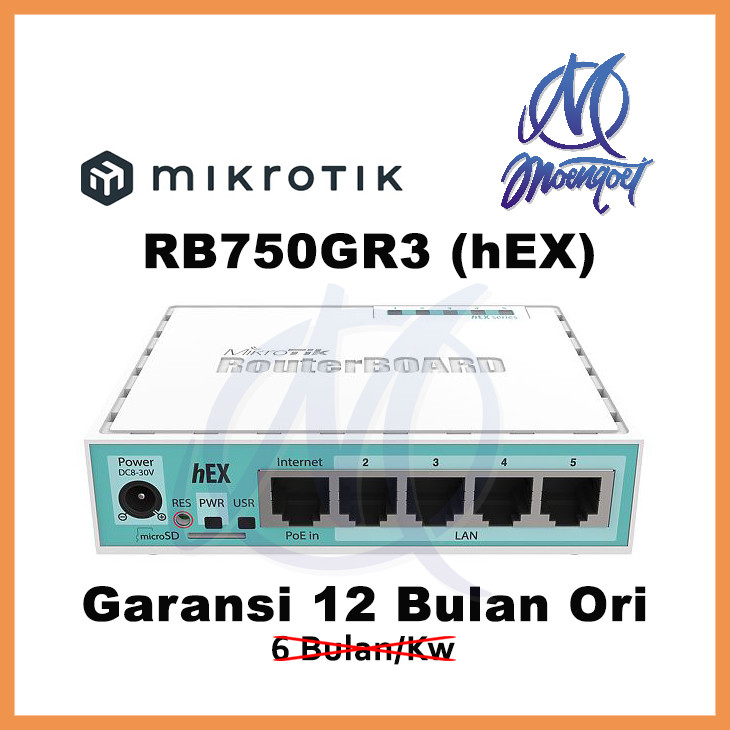 Jual Mikrotik RB750Gr3 Hex RB750G R3 RB 750G | Shopee Indonesia