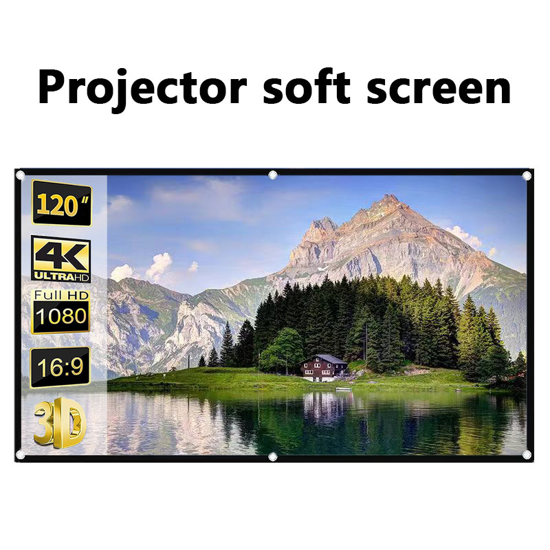 Jual Home Theater Projector Screen Portable Hight-density Projection ...