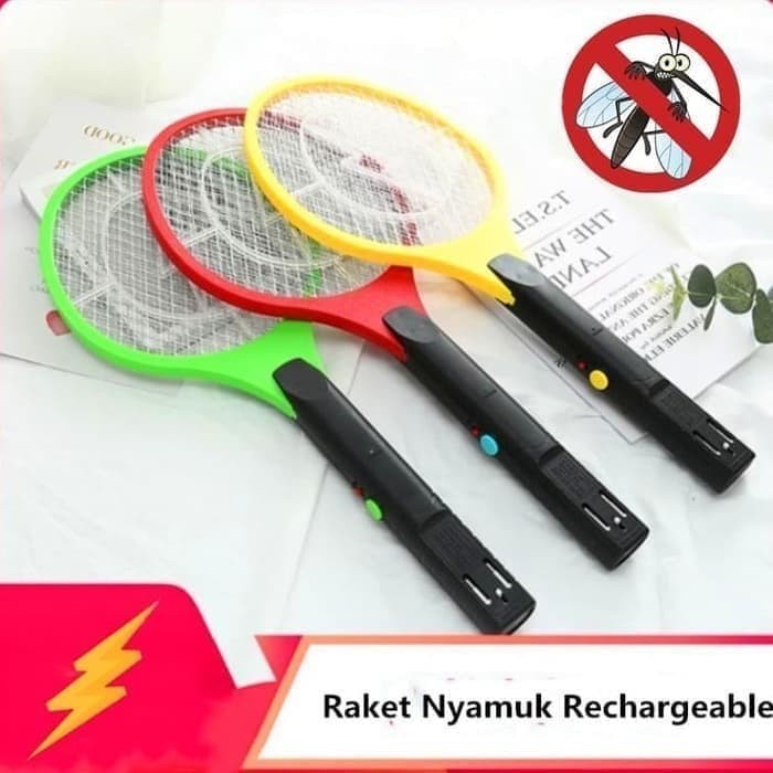 Jual Raket Nyamuk Charger Listrik Rechargeable Raket Nyamuk Colok ...