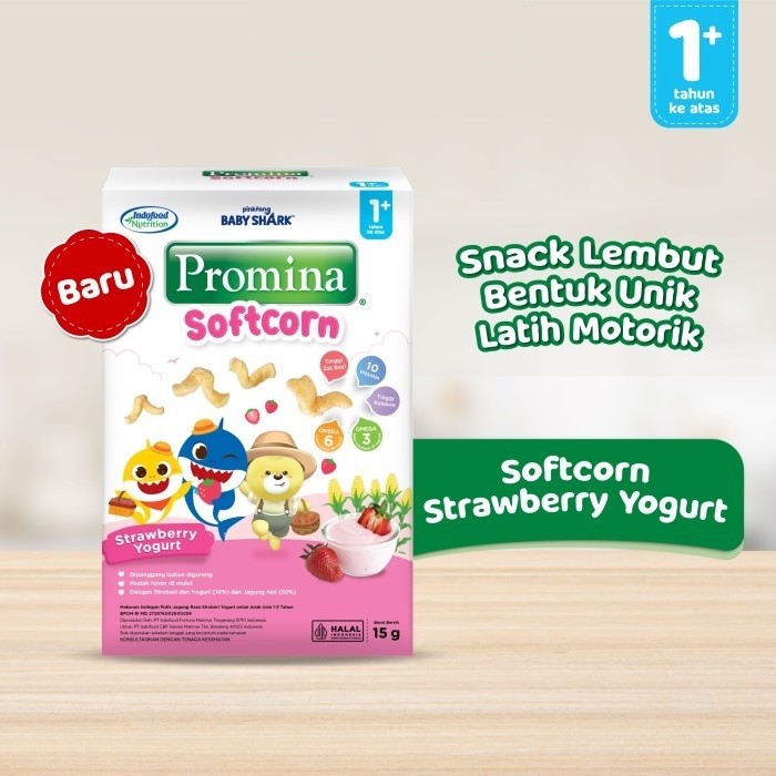 Jual Promina Softcorn Snack Puff Jagung Rasa Strawberry 15 gr | Shopee ...