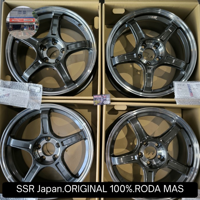 Jual Velg SSR GTX03 Japan (ORIGINAL) R18x8 pcd5x112 (mini F55,F60,MG4 ...
