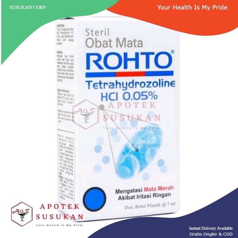Jual Rohto Obat Tetes Mata Eye Drop / Mata Merah 7.5 ml | Shopee Indonesia