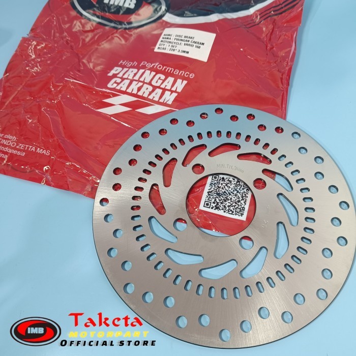 Jual PIRINGAN DEPAN REM DISK CAKRAM VARIO 160 ABS ( K2S ) / SYLO 160 ...