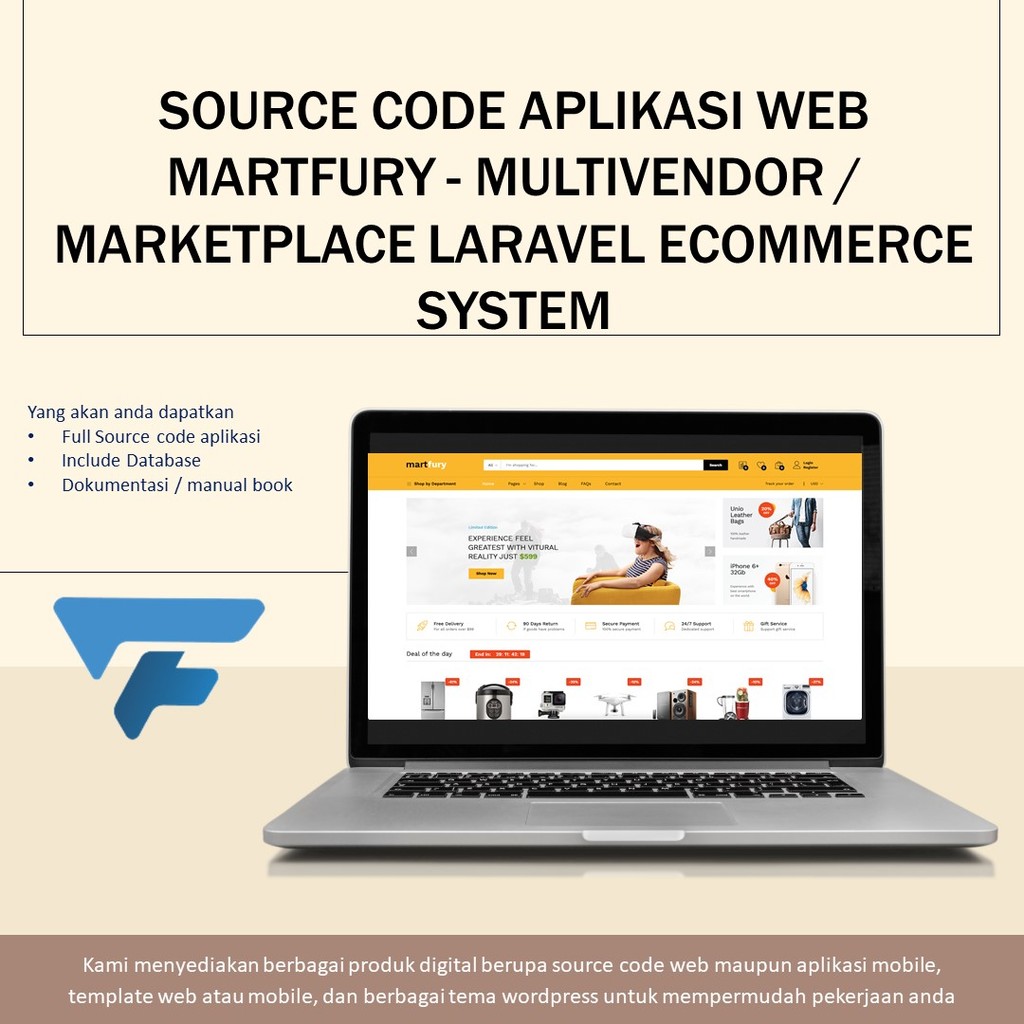 Jual SOURCE CODE APLIKASI WEB MARTFURY - MULTIVENDOR / MARKETPLACE ...