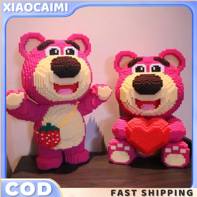 Jual Nano Blocks BIG LOTSO BEAR SERIES 3D Model, Mainan Blok Susun ...