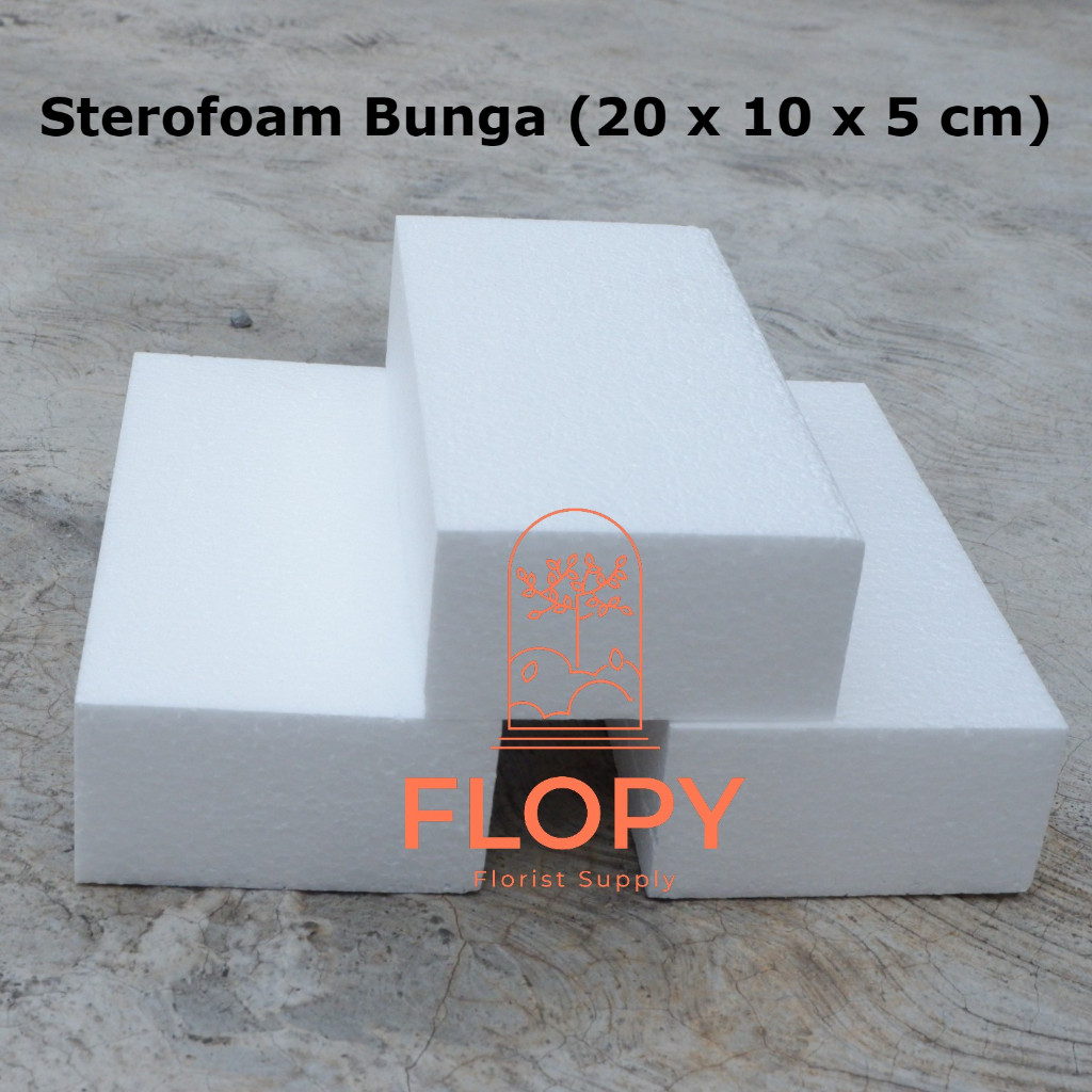 Jual FLOPY - Sterofoam Bunga busa sterofoam Oasis Bunga Floral foam ...