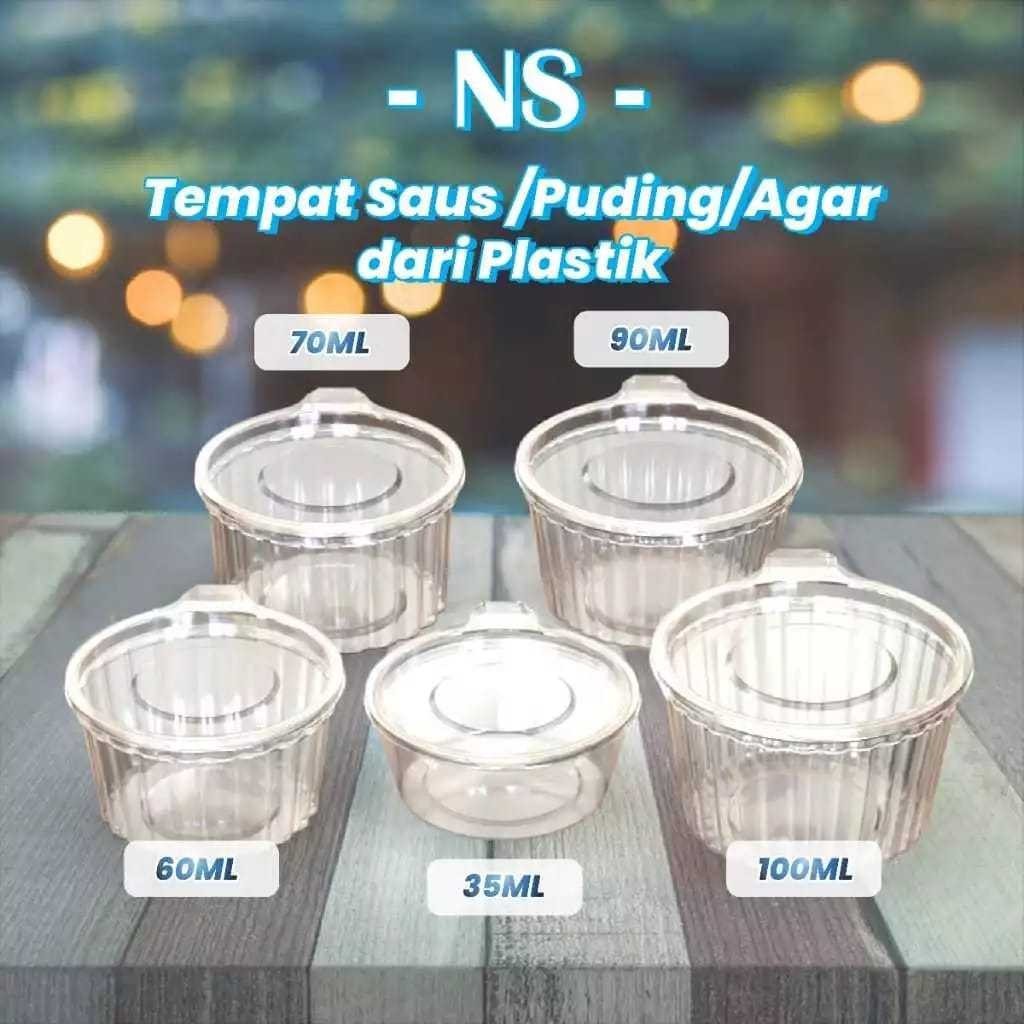 Jual NS Mika Cup Pudding / Sambal / Saos / Cup Agar Puding Sudah Tutup ...