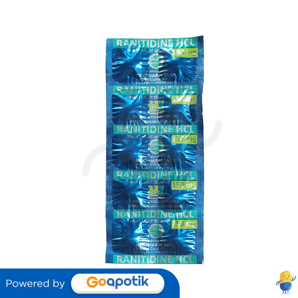 Jual Ranitidine Hexpharm 150 Mg Strip 10 Tablet | Shopee Indonesia