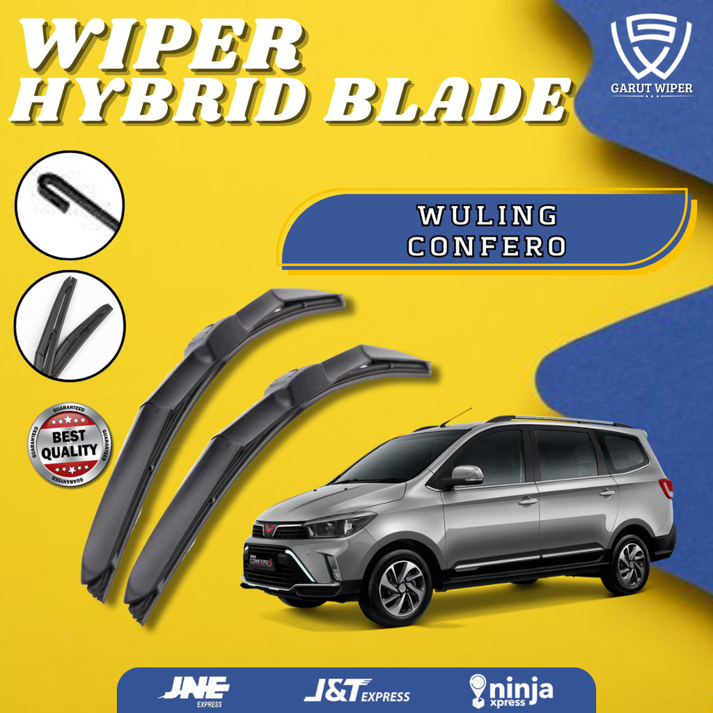 Jual Wiper Premium Hybrid Blade Mobil Wuling Confero - 1 SET Kiri dan ...