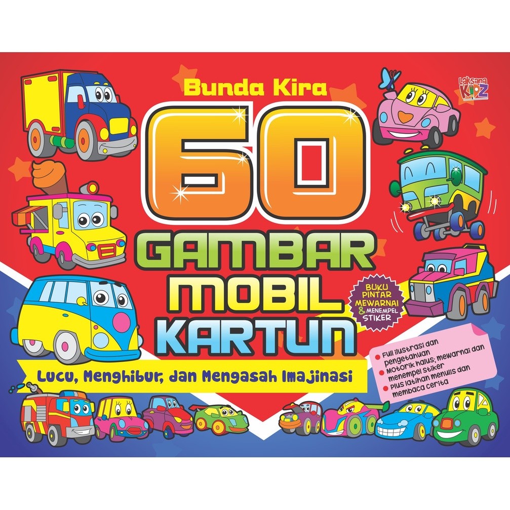 Jual Buku 60 Gambar Mobil Kartun - Laksana | Shopee Indonesia